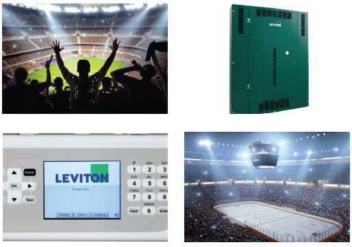 Sports Arena Retrofits Lighting Controls with Leviton GreenMAX Relay Panels